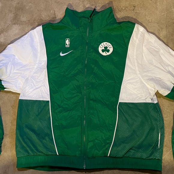 Nike | Jackets & Coats | Vintage Celtics Lightweight Jacket Nike X Nba ...